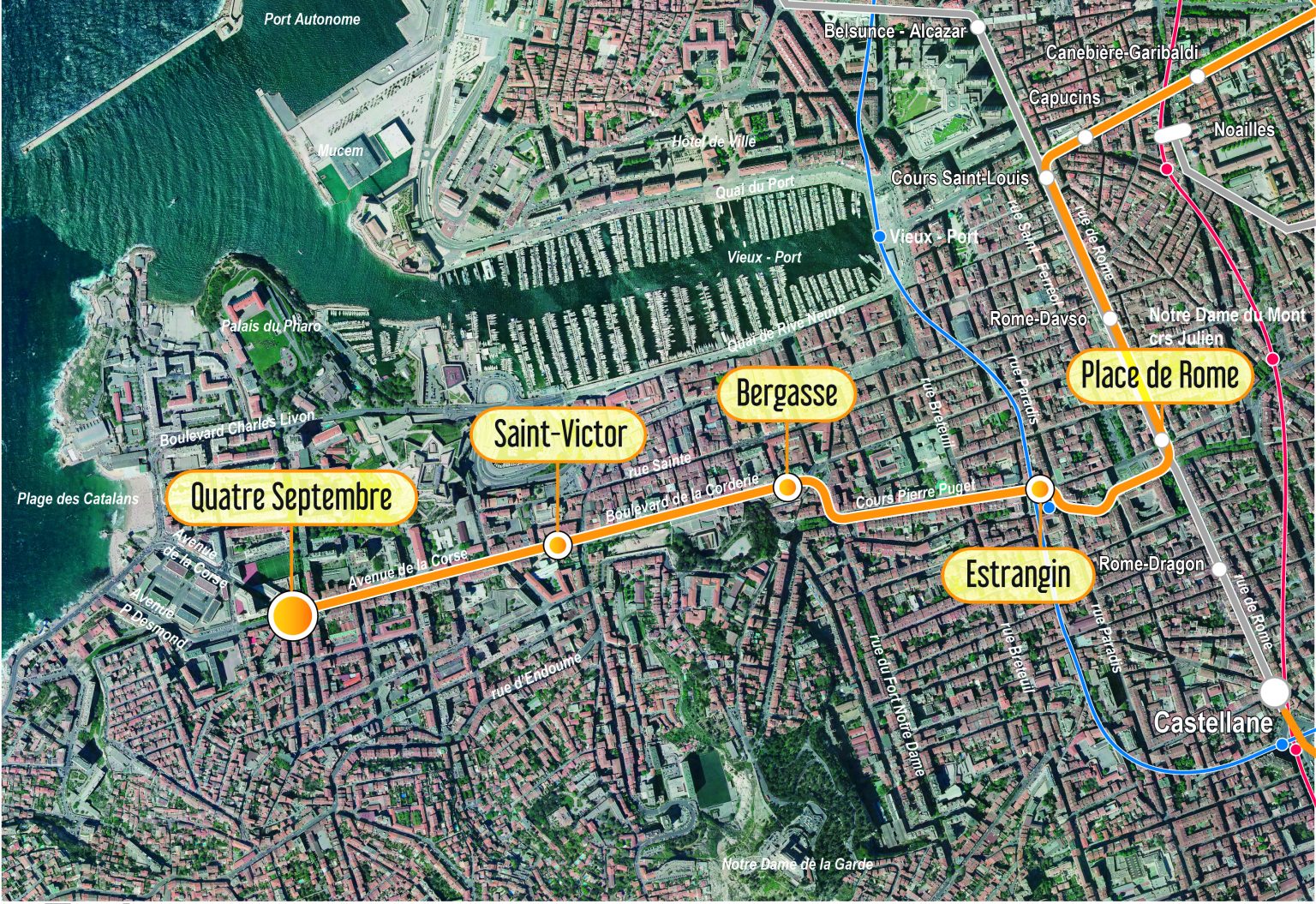 Extension du tramway T2, de la rue de Rome à la place du 4-Septembre ...